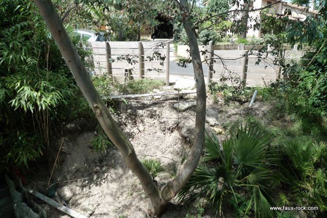 Etape 1 : Cascade artificielle : Etat des lieux avant les travaux Faux ...